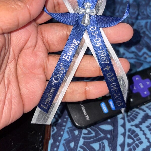 100pcs-50-24pcs Personalized Ribbons/celebration of Life Funeral Favors ...