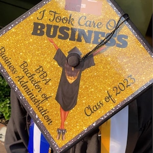 Graduation Cap Topper Label/criminal Justice Major/ Future FBI - Etsy