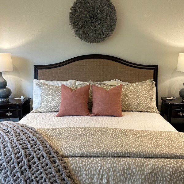 White Juju Hat Wall Décor Set, Boho Wall Decor, Ivory Juju Hat Feather ...