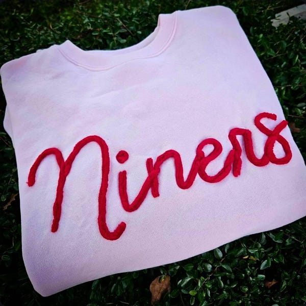 Cursive Yarn Embroidery Font - Machine Embroidery Font for Chenille ...