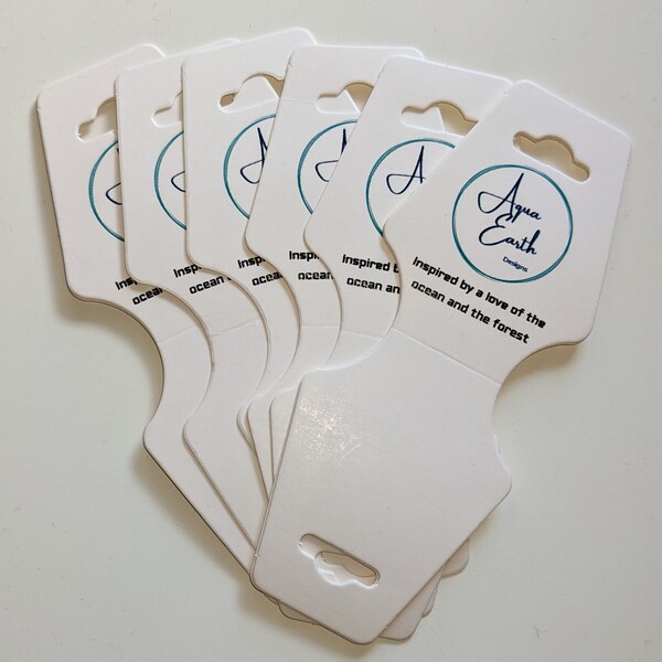 Custom Your Logo,wording Fold-over Necklace Jewelry Display Cards ...