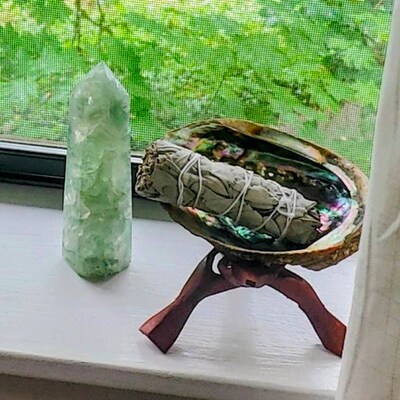 6 Hand Carved Wood Stand for Abalone Shell Display Stand for Abalone ...