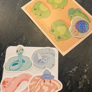 Snake Stickers Snake Buddies Snake With Hats Sticker - Etsy