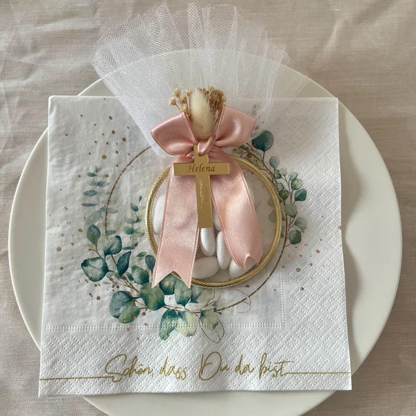 Custom Gold Baptism Favor Tag for Boy and Girl , Christening Gift Tag ...