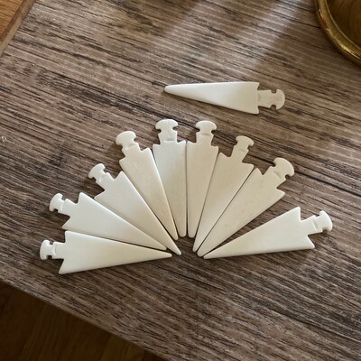 Real Bone Carved Arrowhead - Etsy