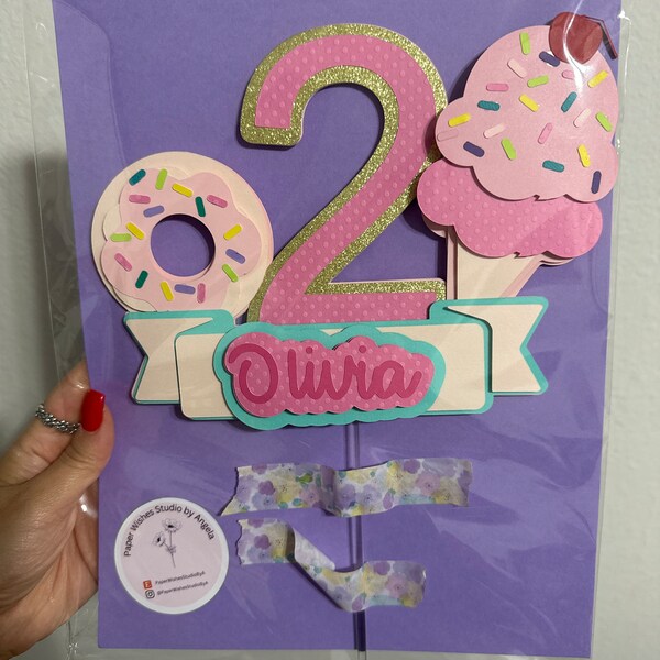 Inside Out 2 Birthday Cake Topper Cupcake Toppers Birthday Personalized ...