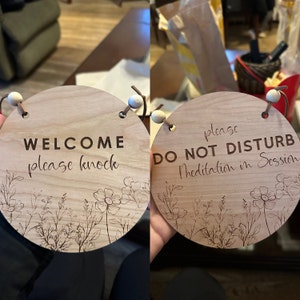 Baby Sleeping Sign Nursery Knock Softly Sign Child's - Etsy