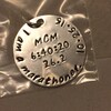 Add a Charm - 1 Inch Sterling Silver Round Disc - Your Own Words or ...