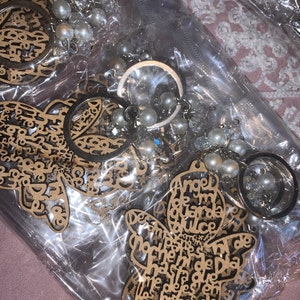 Baptism Angel Key Ring Made From Wood 12 PCS Communion Favors for Boy ...