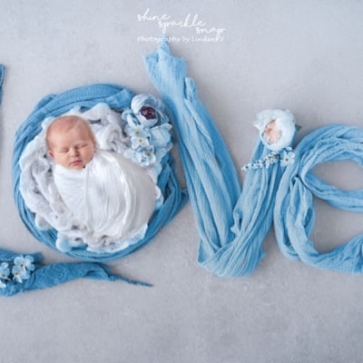 Newborn Digital Backdrop for Boys and Girls Blue Love Newborn Digital ...