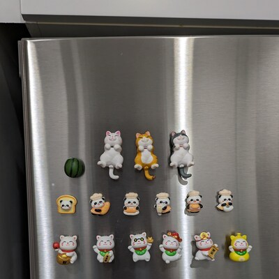 Mini Led Small Tale Lamp Fridge Magnet, Creative Refrigerator Magnet ...