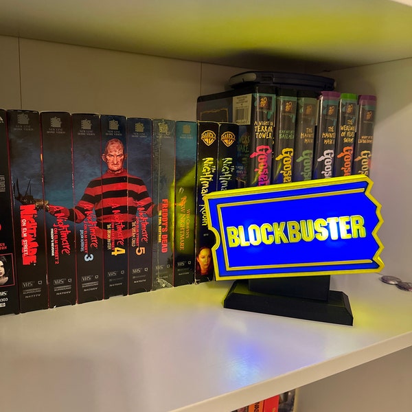 Blockbuster Lighted Sign - Etsy