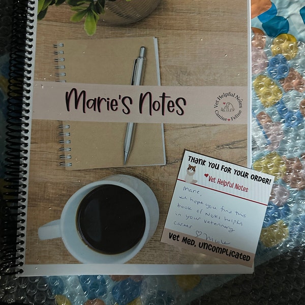 Best Selling Vet Tech Notes Vet Med Student Veterinary Nurse Study ...