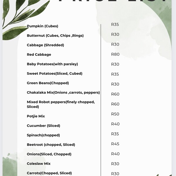 Craft Show Price List and Scan to Pay Signs, Editable Templates, Local ...