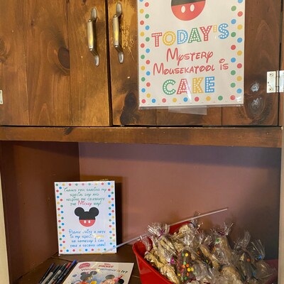 INSTANT DOWNLOAD Printable Mouse Clubhouse 5x7 & 8x10 Today's Mystery ...
