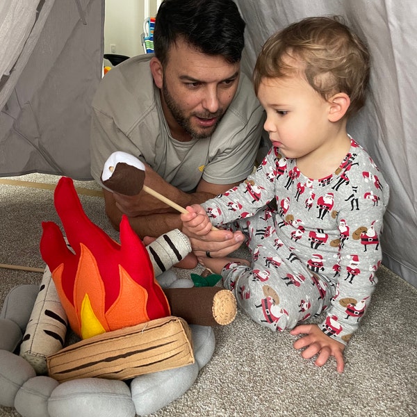 Smore's Play Set-camping Felt Food - Etsy