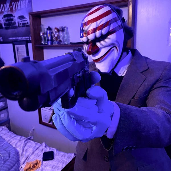 Dallas Mask From Payday2 Replica, Clown Mask, for Gamer and Cosplay ...