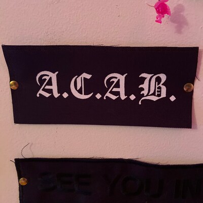 A.C.A.B. DIY Punk Patch ACAB - Etsy