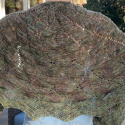 Mandala Shawl Crochet Pdf Pattern INSTANT Downloadq - Etsy