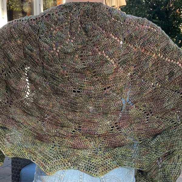 Mandala Shawl Crochet Pdf Pattern INSTANT DOWNLOAD - Etsy