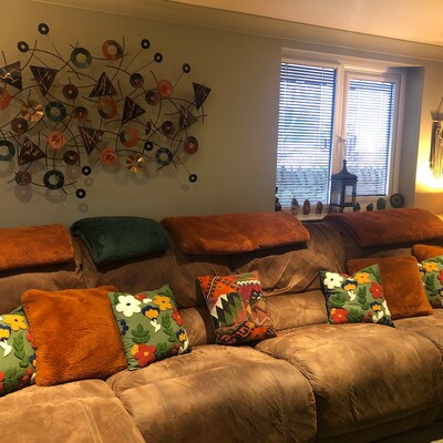 Handmade Tufted Lemon Slice Punch Needle Pillow Funny - Etsy