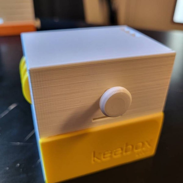 Keebox Yellow Escape Room in a Box / Sequential Discovery Puzzle Box - Etsy