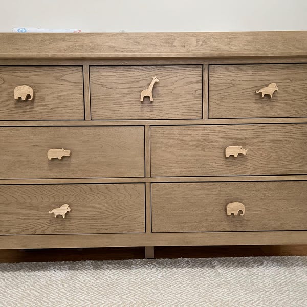 Safari Animal Drawer Knobs | Safari Nursery Decor, Jungle Nursery Decor ...