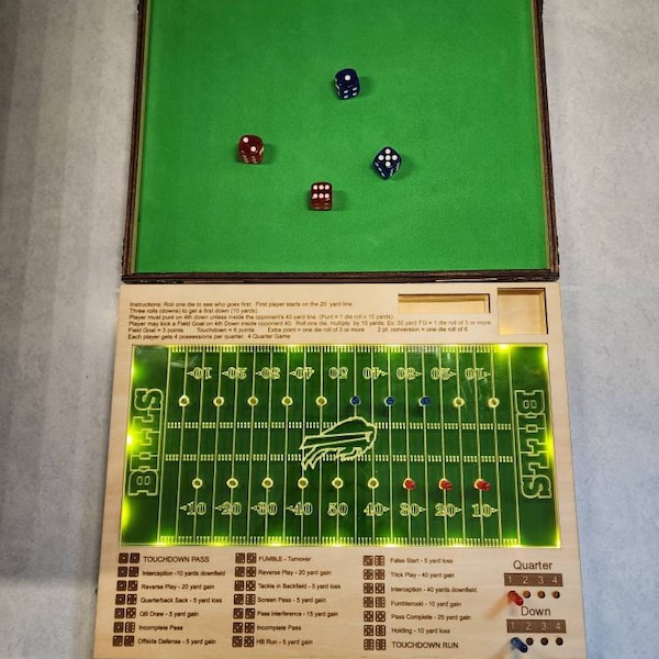 Laser Cut File for Wooden Football Game - Etsy