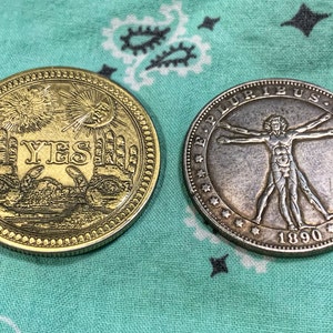 Hobo Coin Angel Wings God Medieval All Seeing Eye Mystical | Etsy