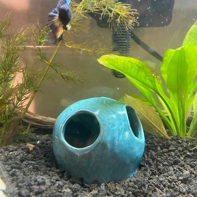 Basic Betta Fish Cave MADE TO ORDER Aquarium Rocks Fish Bowl Decoration ...