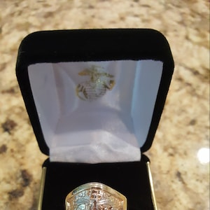 USMC Signet Ring | Etsy