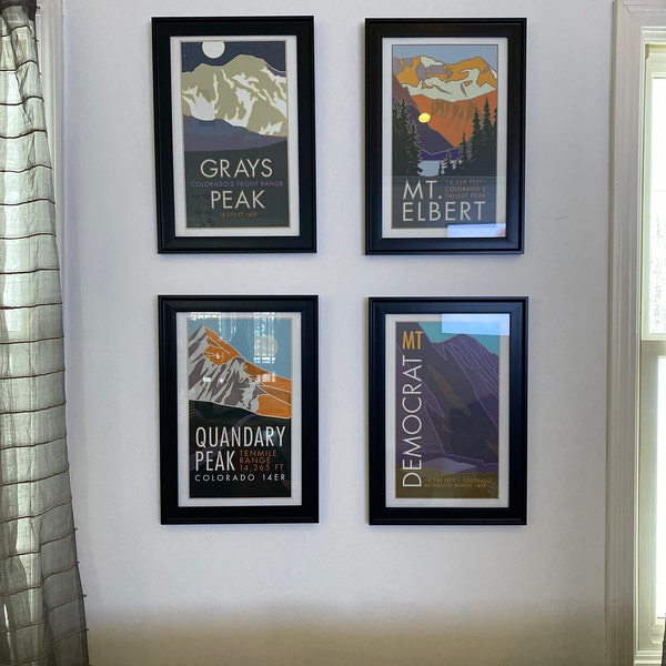 Mt. Evans 14er Poster - Etsy