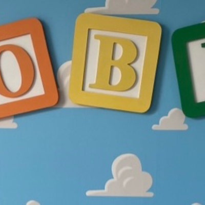 Toy Story Style Wooden Alphabet Blocks. Name Blocks. - Etsy