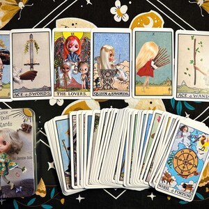 Blythe Doll Tarot Card Deck in Tin 78 Cards Complete Full Blythe Doll Tarot Card Deck in Tin 78 Cards Complete Full