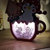 Pack 3 Hot Chocolate Shadow Box SVG - DIY Christmas Lantern - Santa ...