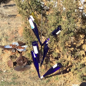 Southern Garden BOTTLE TREE 16 Wine Bottle Yard Art - Etsy