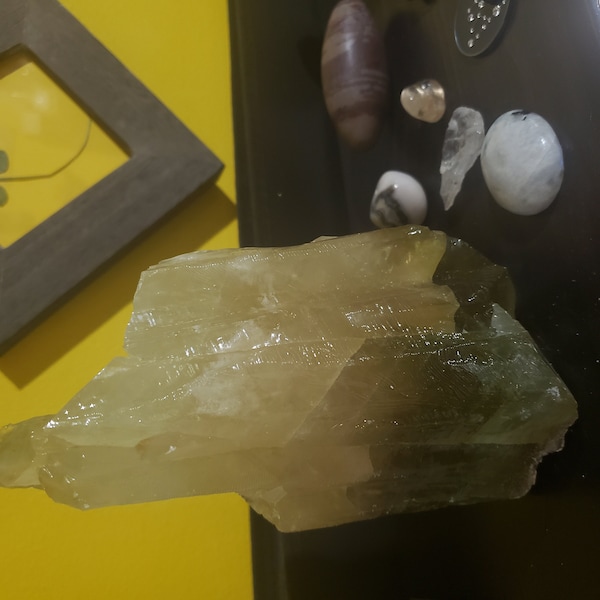 Green Calcite XL Rough Raw Chunk From Mexico, High Grade A Quality ...