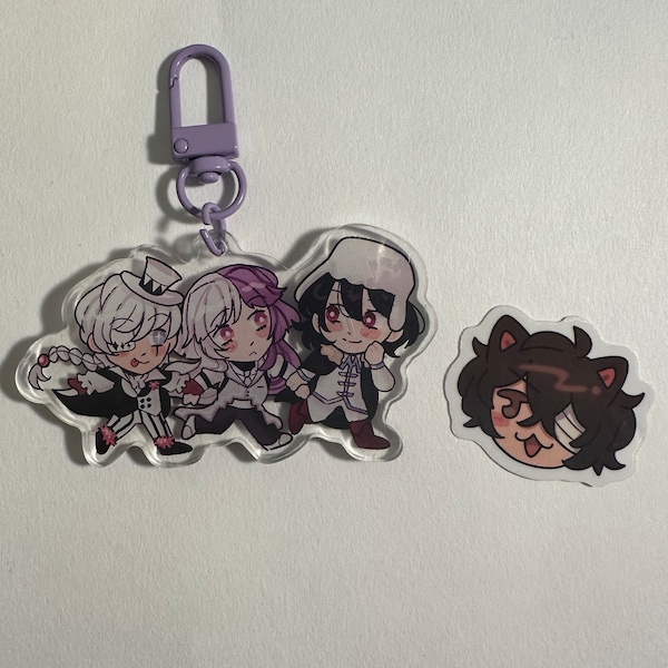 BSD Character Charms - Etsy