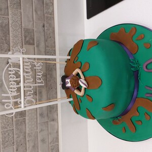 Worlds Best Dad Happy Fathers Day Dad Daddy Glitter Cake - Etsy UK