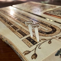 Custom Name Cribbage Pegs, Your Name on Both Sides of Peg, Fun Game ...