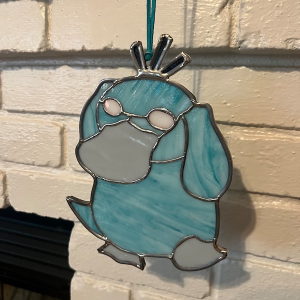 Stained Glass Gengar Inspired Suncatcher - Etsy