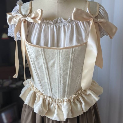 Corset Stays Bodice Romantic and Elegant Baroque Royalcore Blue Corset ...