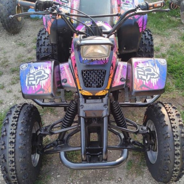 Yamaha Blaster YFS 200 ATV Quad Graphics Full Kit | ATV Quad Vinyl ...