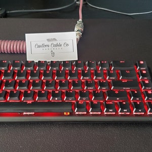 Custom Coiled Mechanical Keyboard Cable - Etsy