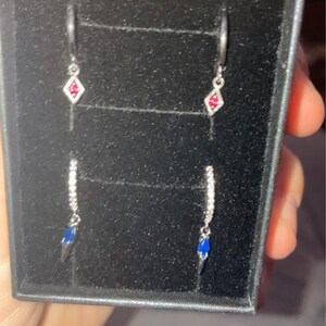 18K Gold Diamond Marquise Earring Set Earring Stack - Etsy