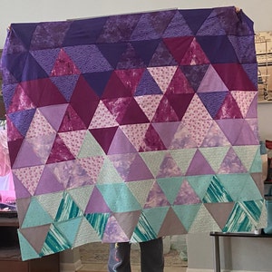 Triangle Fade Quilt Pattern PDF Download - Etsy