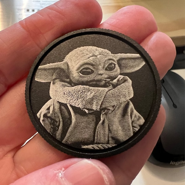 Coin Blank - Anodized Aluminum Coin Blank - Reed Edge Coin Blank ...