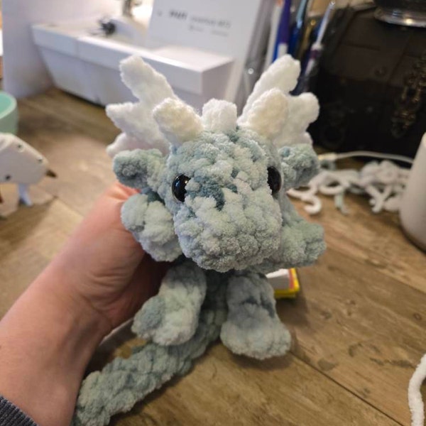 Diddy Dex the Palm Sized Snuggler Dragon Crochet Pattern Amigurumi ...