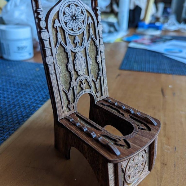 Gothic Waterproof Wooden Coaster, Original, Cathedral Rose Window ...