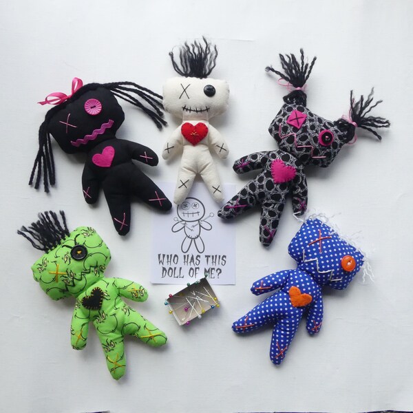 4 Peanhead Voodoo Dolls - Etsy